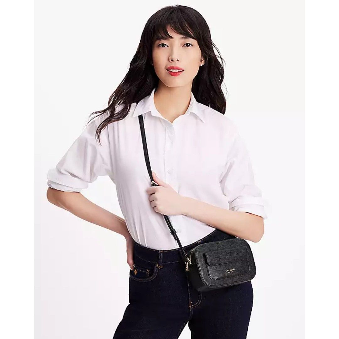 SALES (Ends 30 Nov Noon) Kate Spade Eva Crossbody Cordovan/ Black ...