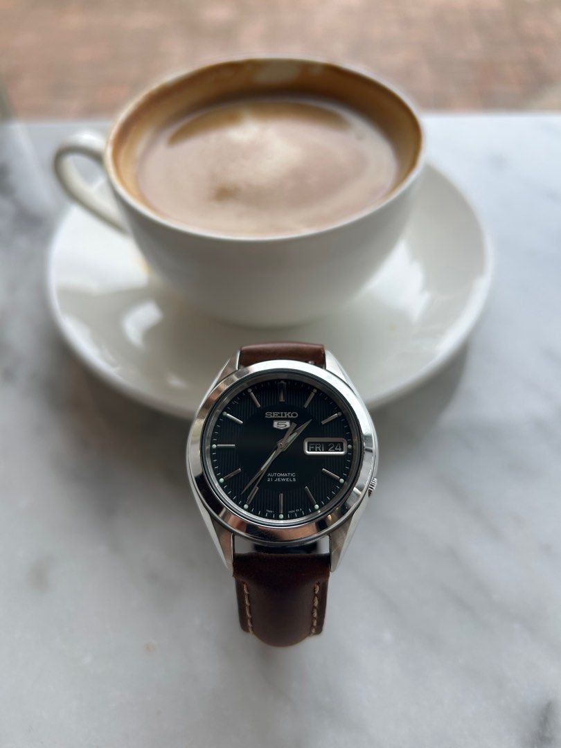 Seiko 5 SNKL23 Automatic Stainless Steel Men's Watch, Men's Fashion ...