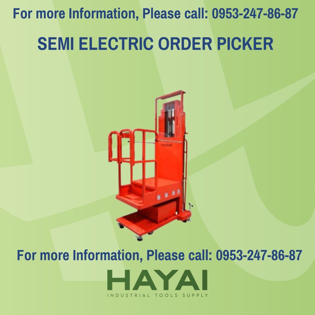 SEMI ELECTRIC ORDER PICKER, Commercial & Industrial, Construction Tools ...