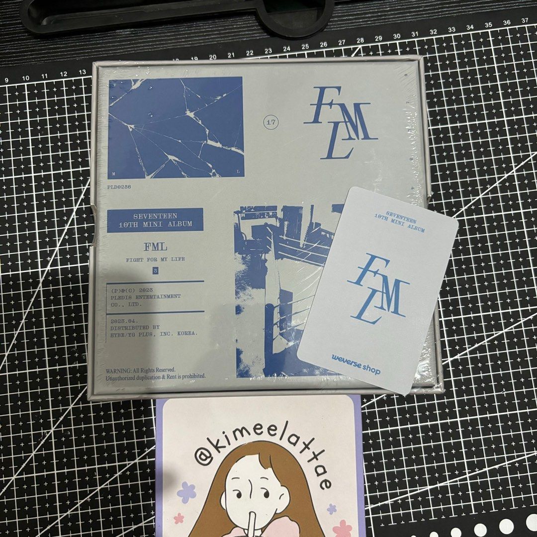 (Sealed) SEVENTEEN SVT FML FIGHT FOR MY LIFE ALBUM WITH RANDOM FANSIGN ...