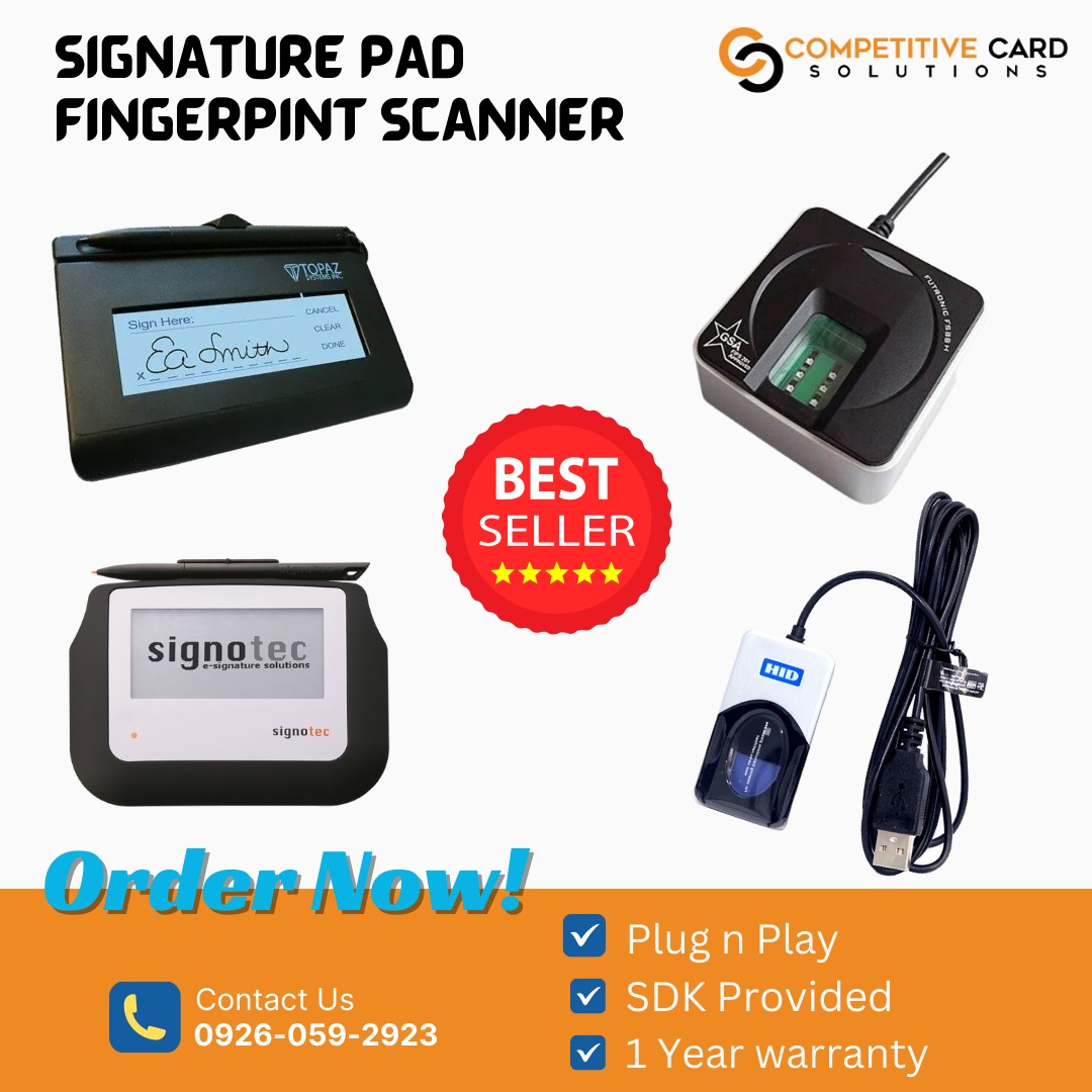 SIGNATURE PAD & FINGERPINT SCANNER, Computers & Tech, Printers ...