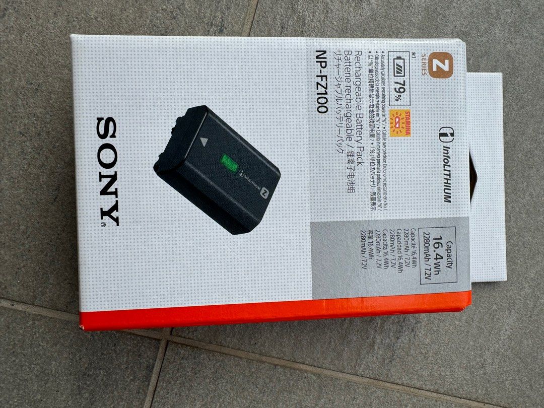 Sony NP-FZ100 Battery, Photography, Photography Accessories, Batteries & Chargers on Carousell