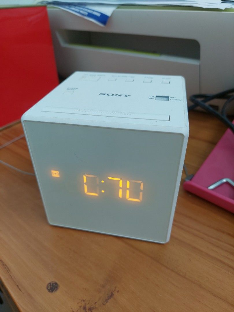 Sony Radio Clock, TV & Home Appliances, Other Home Appliances on Carousell