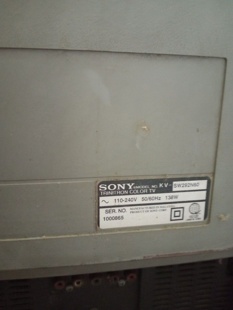 Sony trinitron, TV & Home Appliances, TV & Entertainment, TV on Carousell