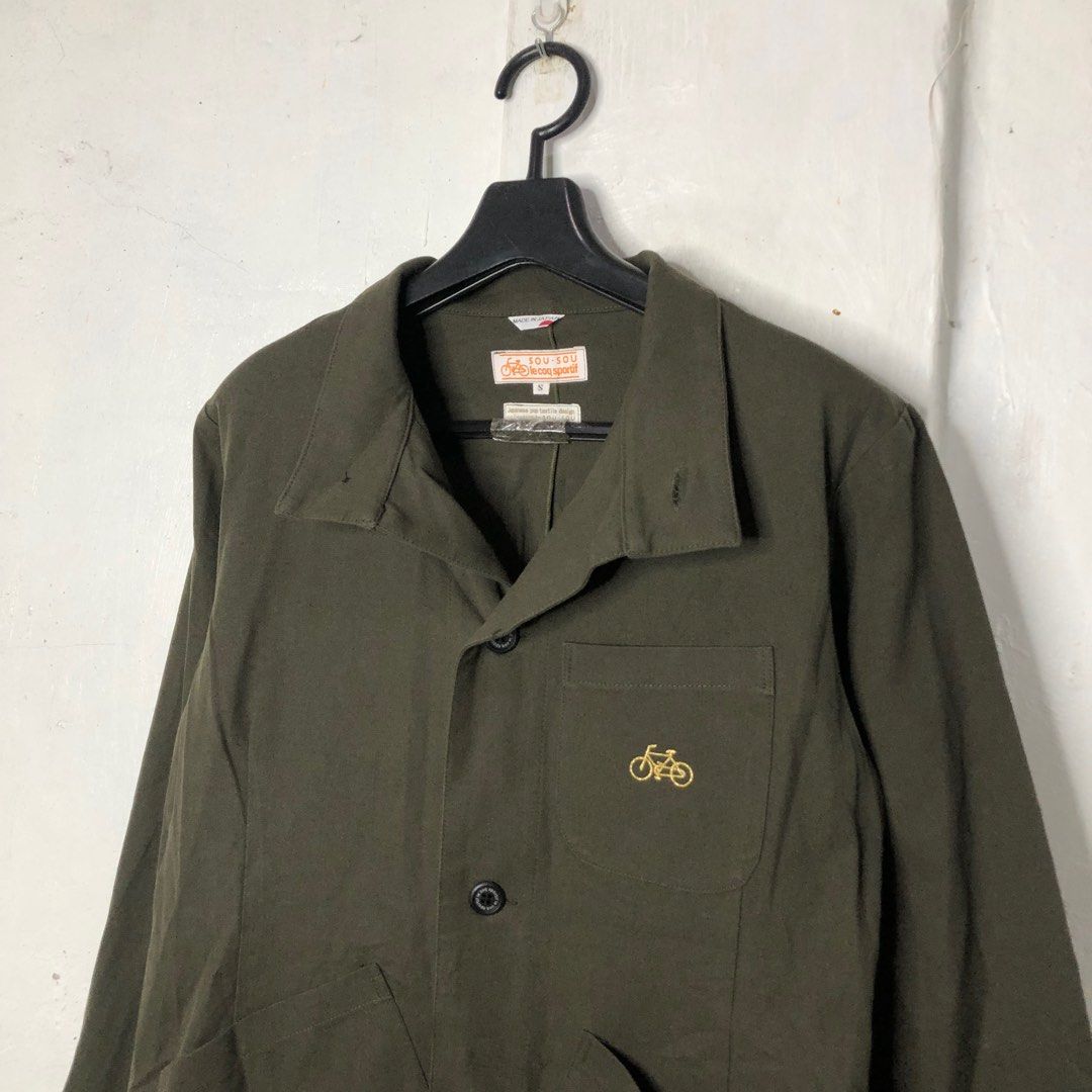 Sou Sou Japan X Le Coq Sportif Military Jacket, Women's Fashion, Coats ...