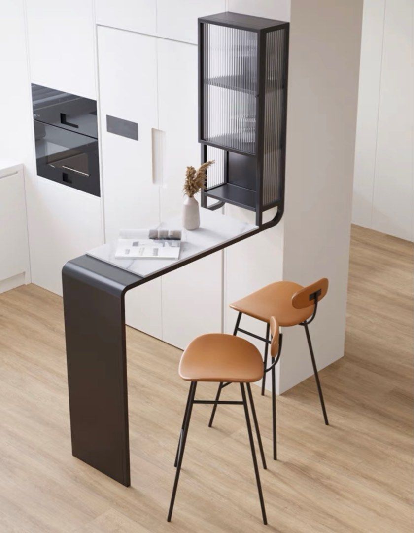 SRENA Modern Floating Bar Table, Furniture & Home Living, Furniture ...