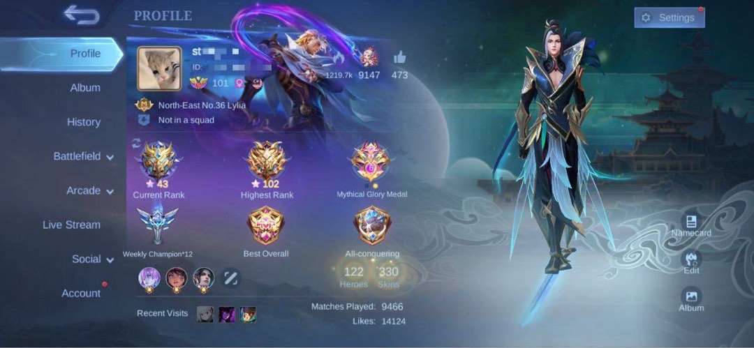 Stacked mlbb acc fast deal can nego, Video Gaming, Video Games, Others ...