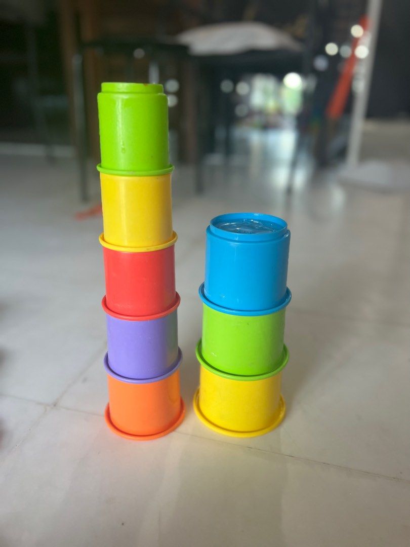 Stacking cups, Babies & Kids, Infant Playtime on Carousell