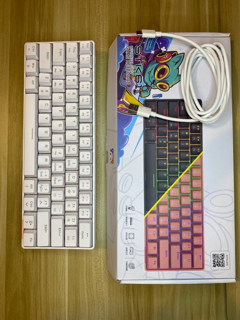 STK61 Mechanical Wireless Keyboard RGB, Computers & Tech, Parts ...