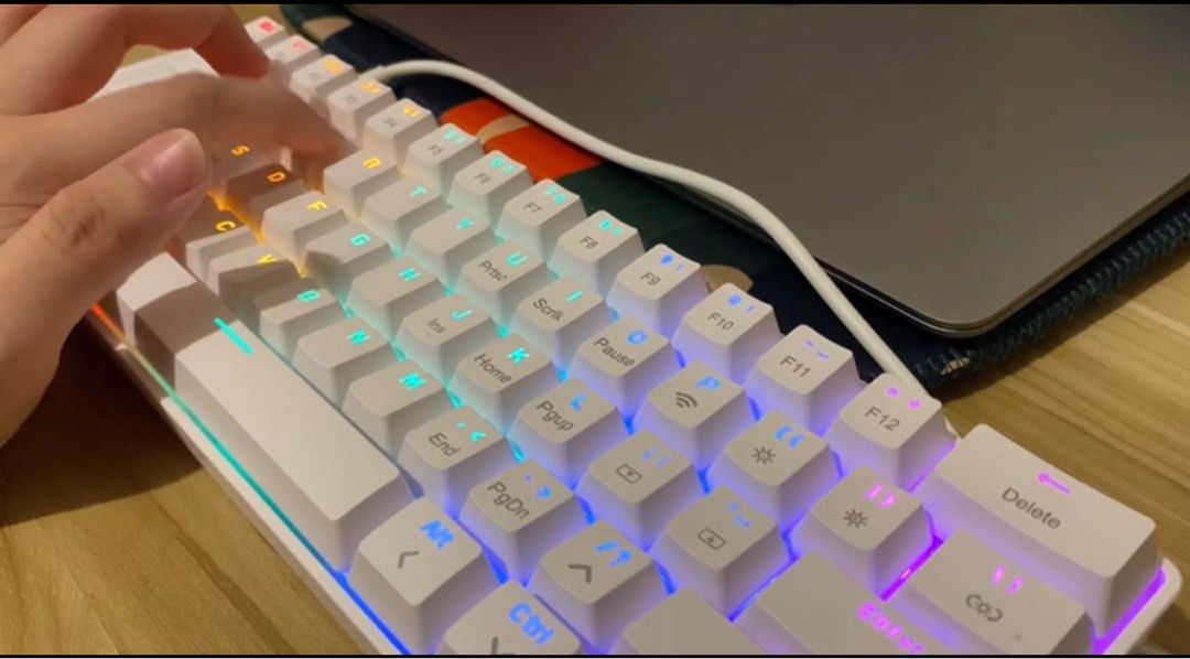 STK61 Mechanical Wireless Keyboard RGB, Computers & Tech, Parts ...