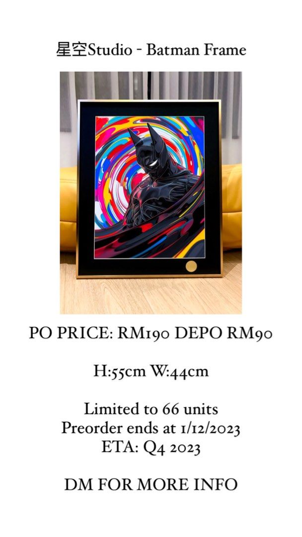 星空Studio - Batman Frame, Hobbies & Toys, Toys & Games on Carousell