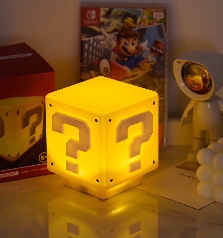 Super Mario Question mark lights, Hobbies & Toys, Collectibles ...