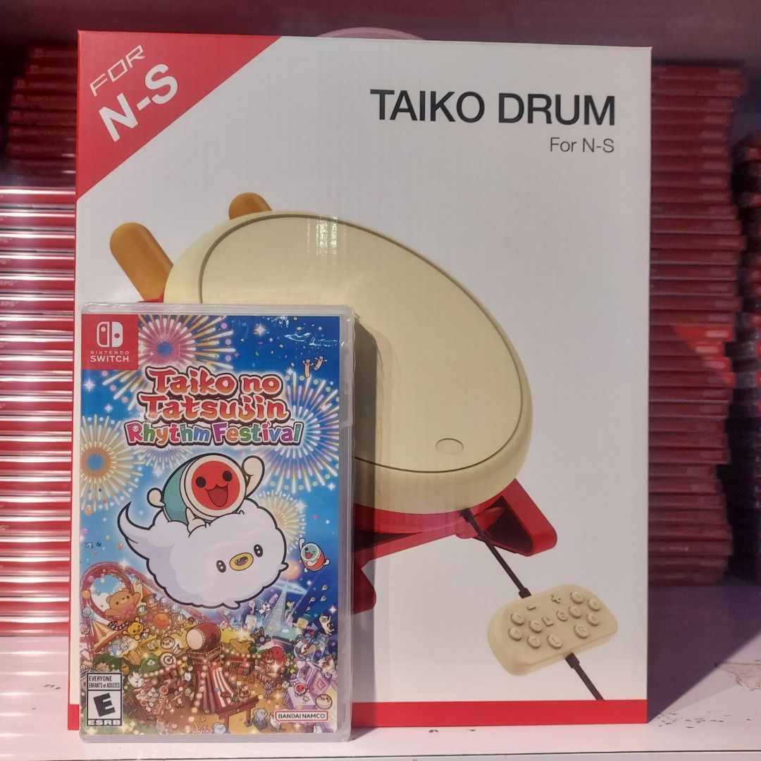 Taiko No Tatsujin : Rhythm Festival bundle with drum @ $99, Video Gaming, Gaming Accessories ...