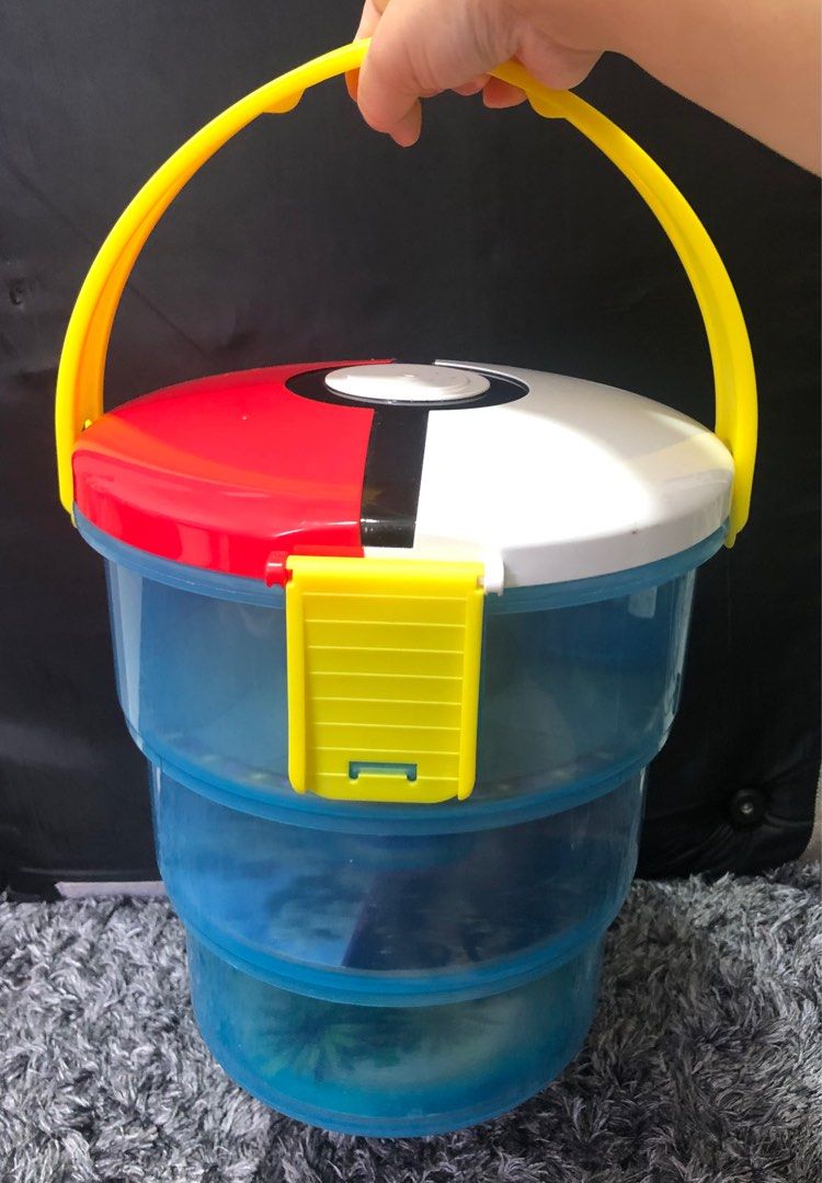 Takara Tomy Pokemon Moncolle-EX Guragura Poke Ball Case Bucket, Hobbies ...