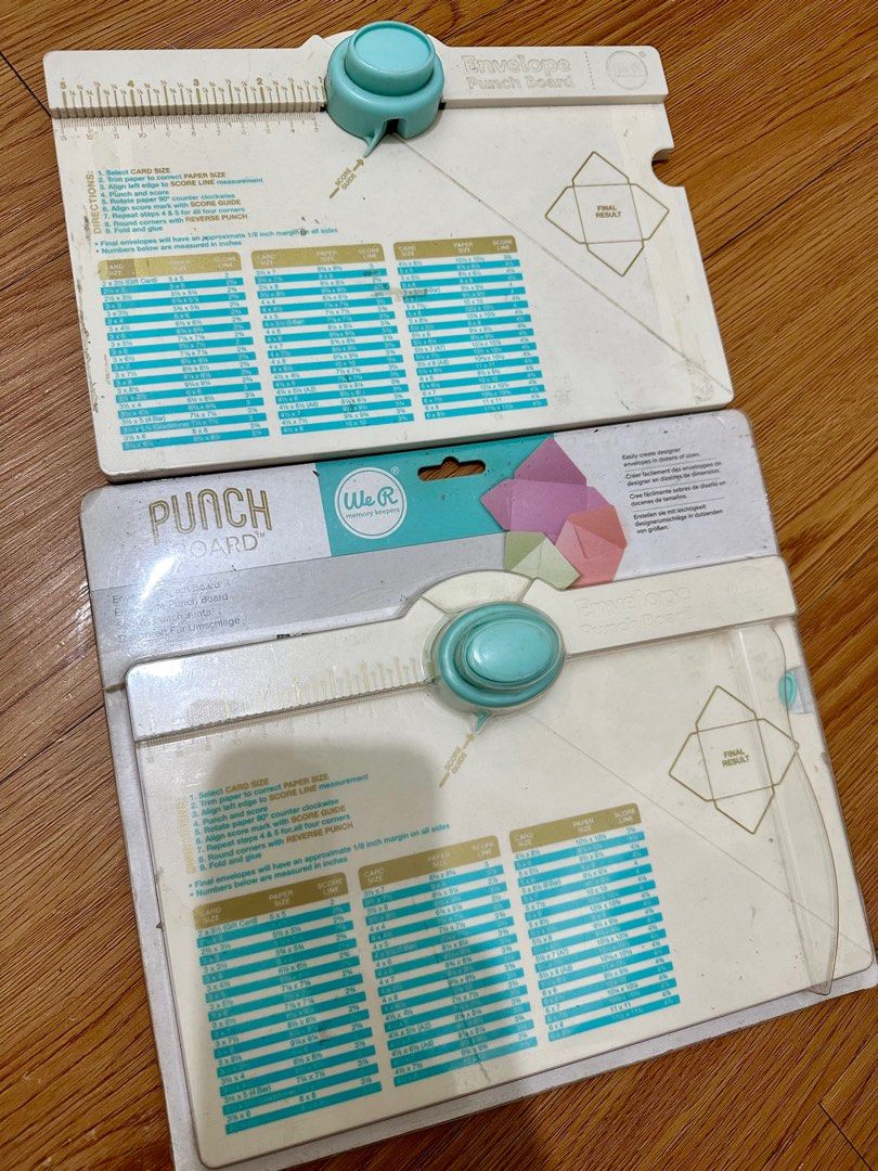 TAKE ALL We R punch board envelope maker, Hobbies & Toys, Stationary ...