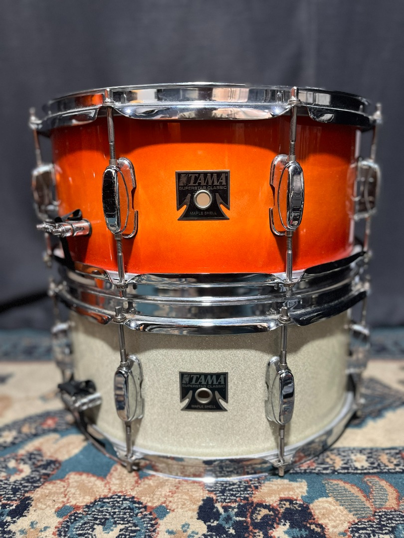 Tama Superstar Classic Maple Snare Drum 14x6.5 all maple shell drumset ...