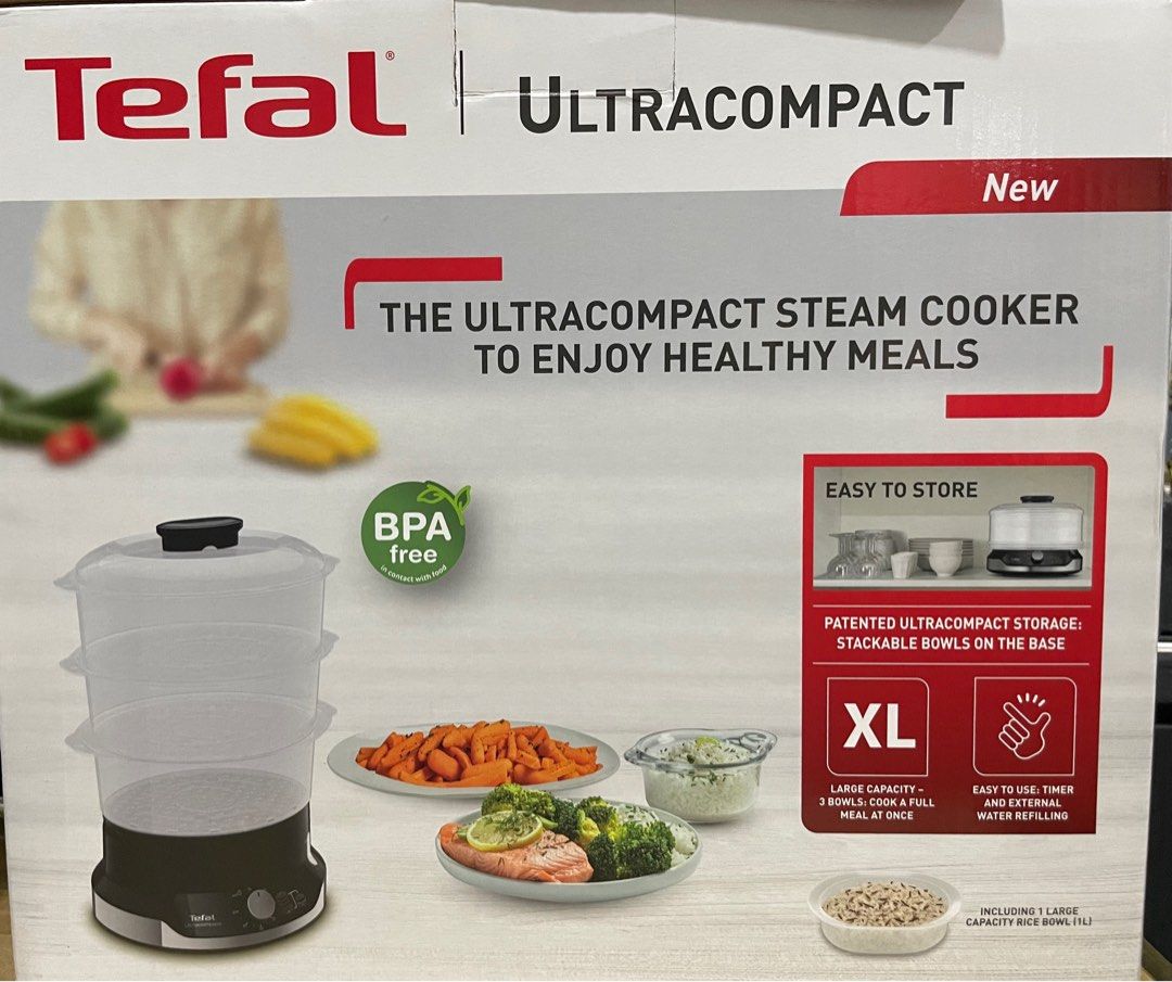 Tefal Ultracompact steamer, TV & Home Appliances, Kitchen Appliances ...