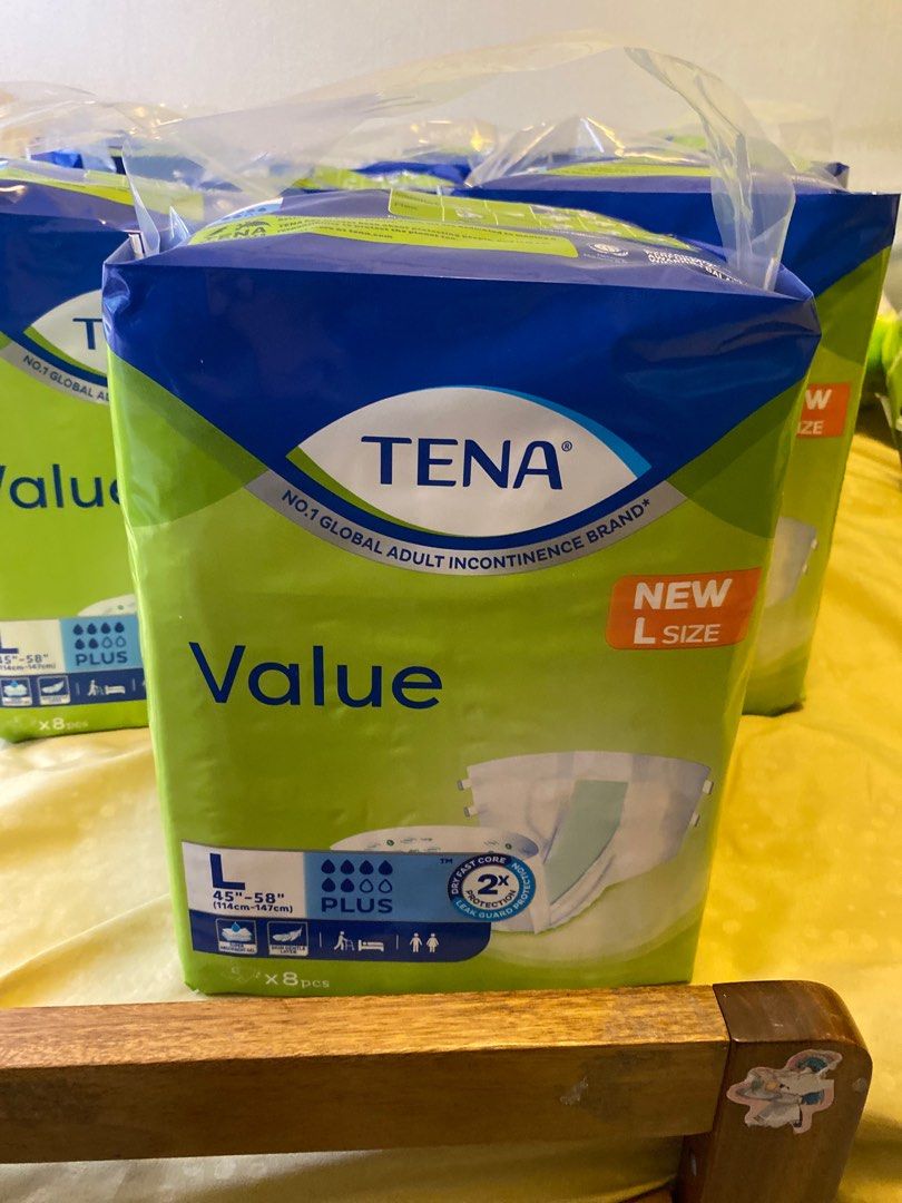 Tena Adult Diapers L size, Everything Else on Carousell