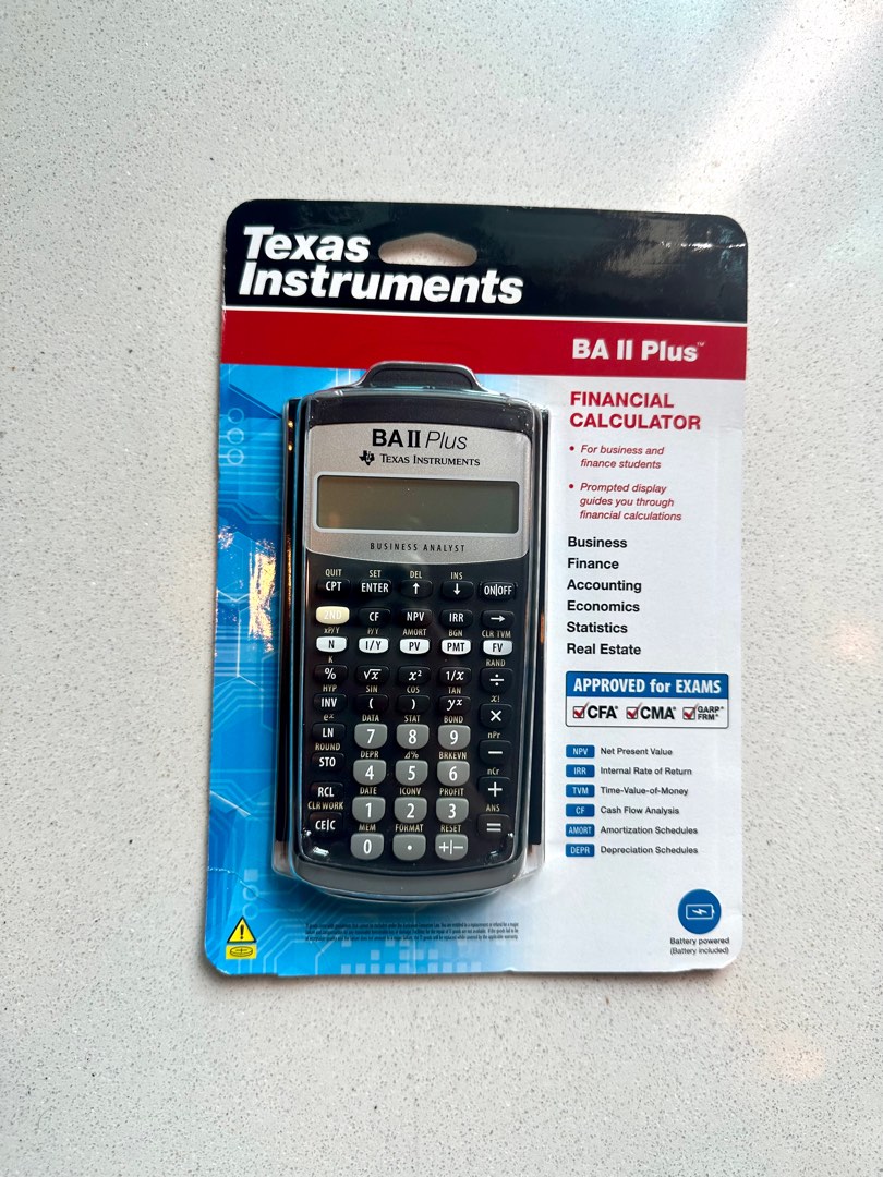 Texas Financial Calculator With Warranty, Computers & Tech, Office ...