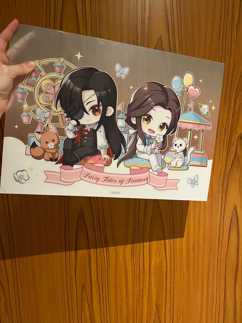 TGCF A3 POSTER OFFICIAL MERCHANDISE TIAN GUAN CI FU hua cheng huacheng ...