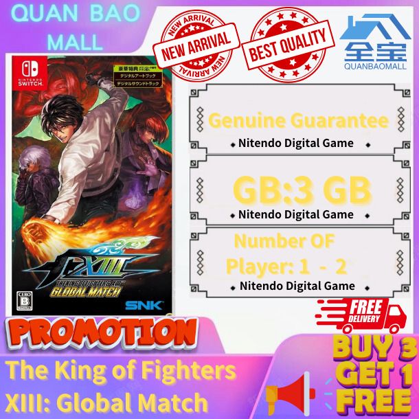 The King of Fighters XIII: Global Match 拳皇13 (Nintendo Switch) Digital Download, Video Gaming ...