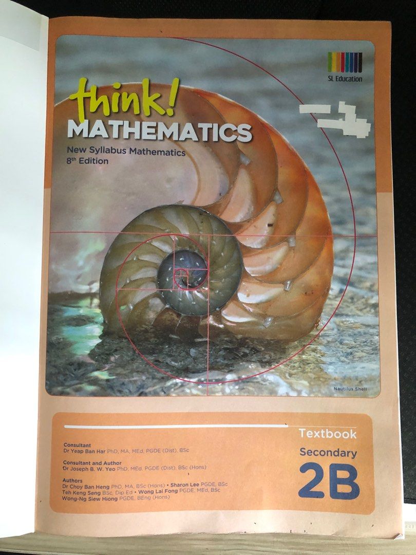 Think! Mathematics 2B E-Math Textbook (Express), Hobbies & Toys, Books ...