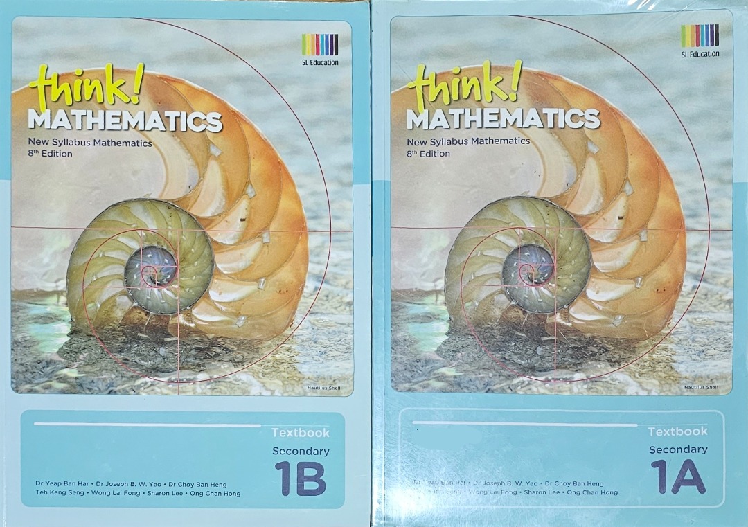 Think Mathematics Textbook 1A and 1B (CAN NEGOTIATE), Hobbies & Toys ...