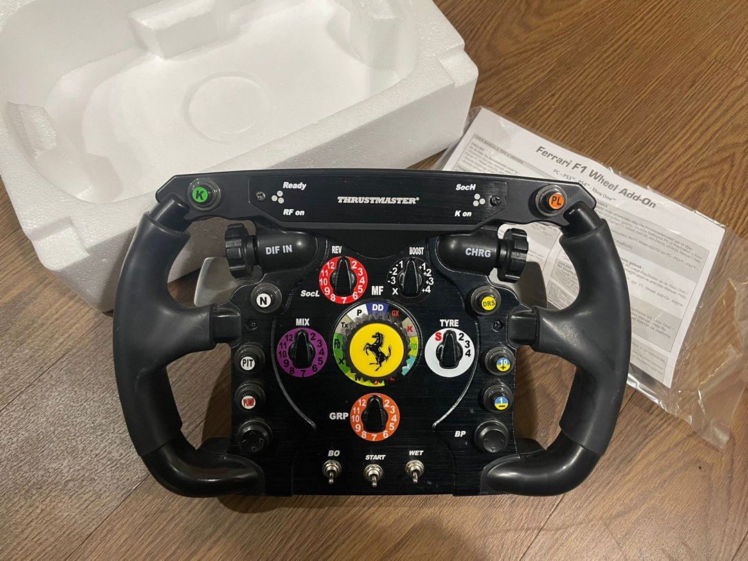 Thrustmaster Ferrari F1 Wheel Add-On, 電子遊戲, 電子遊戲機, 其他 - Carousell