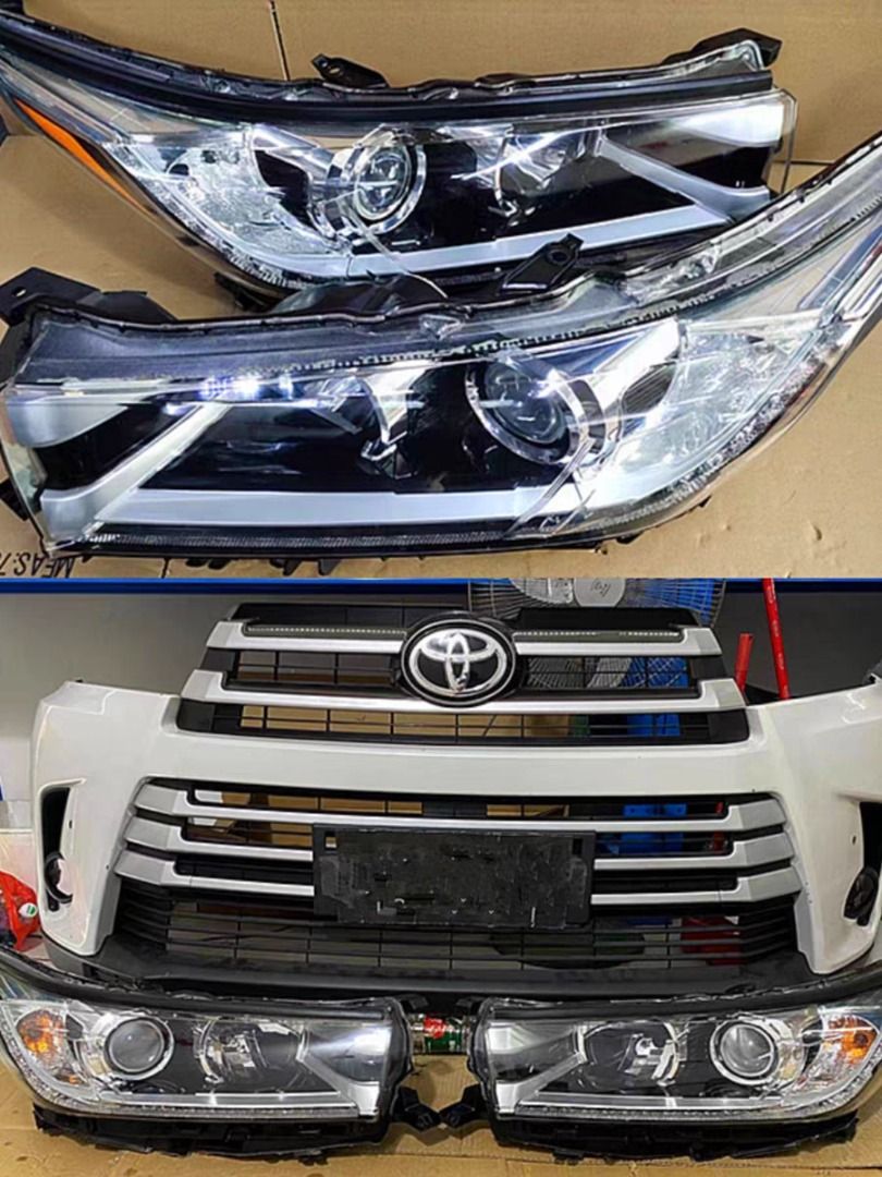Toyota Highlander front bar Assembly 15 upgrade 18 front face a set of ...