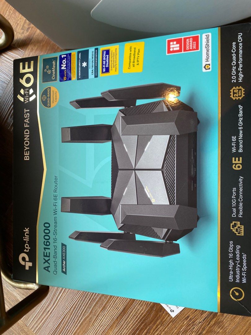TP Link AXE 16000 - 10G Router, Computers & Tech, Parts & Accessories ...