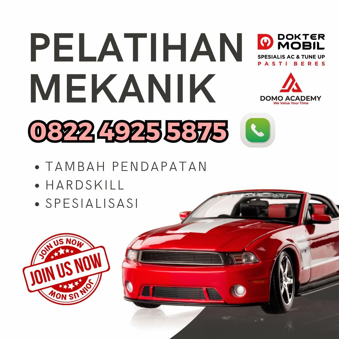 Training Mekanik Mobil dan Buka Workshop Bengkel Mobil Terbaik di ...