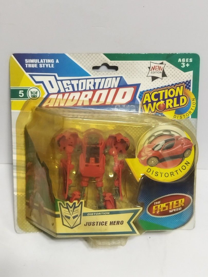 Transformers Distortion Android, Hobbies & Toys, Toys & Games on Carousell