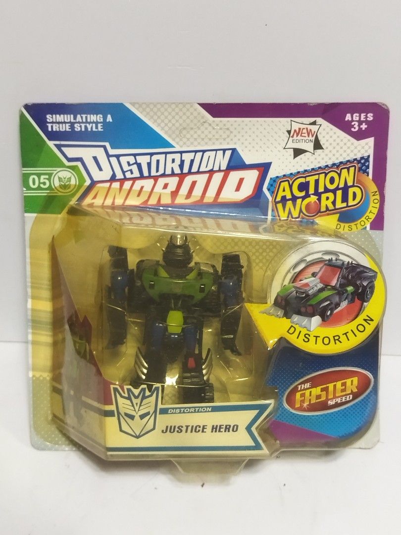 Transformers Distortion Android, Hobbies & Toys, Toys & Games on Carousell