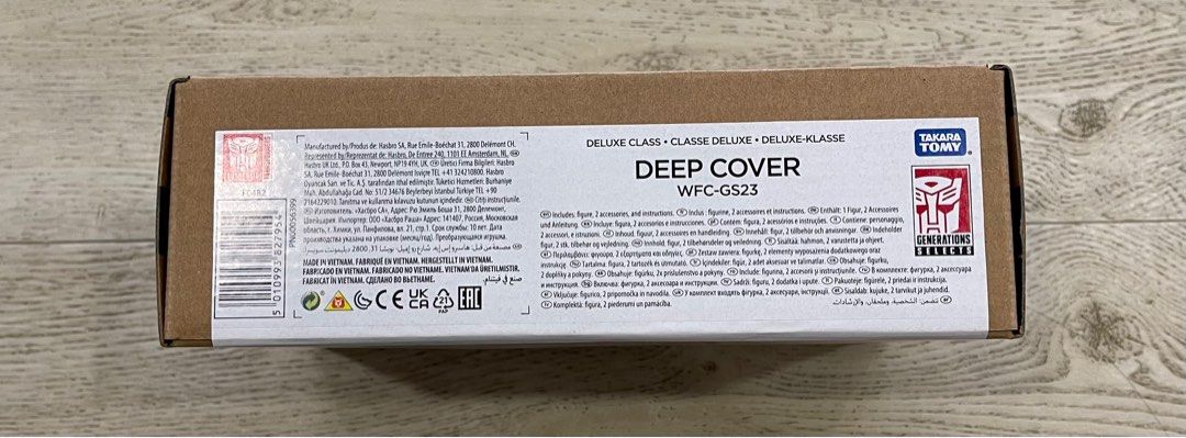Transformers Generations Selects WFC-GS23 Deep Cover, Hobbies & Toys ...