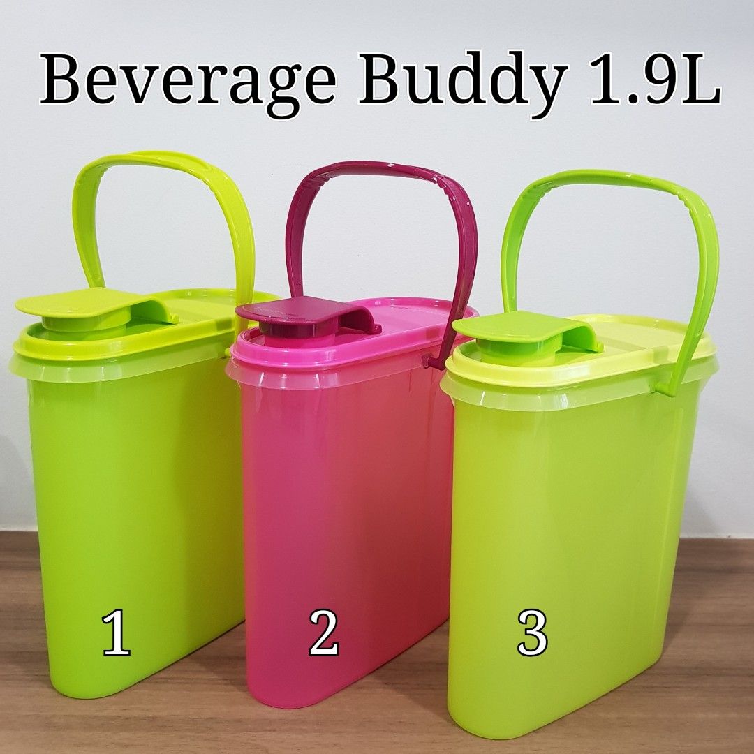 Tupperware Beverage Buddy 1.9L (1) Retail Price S$24.00 each piece ...