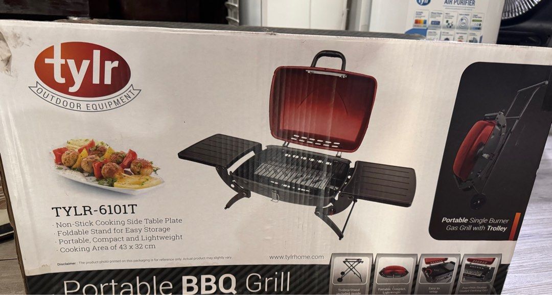 Tyler Portable BBQ Grill, Furniture & Home Living, Outdoor Furniture on ...