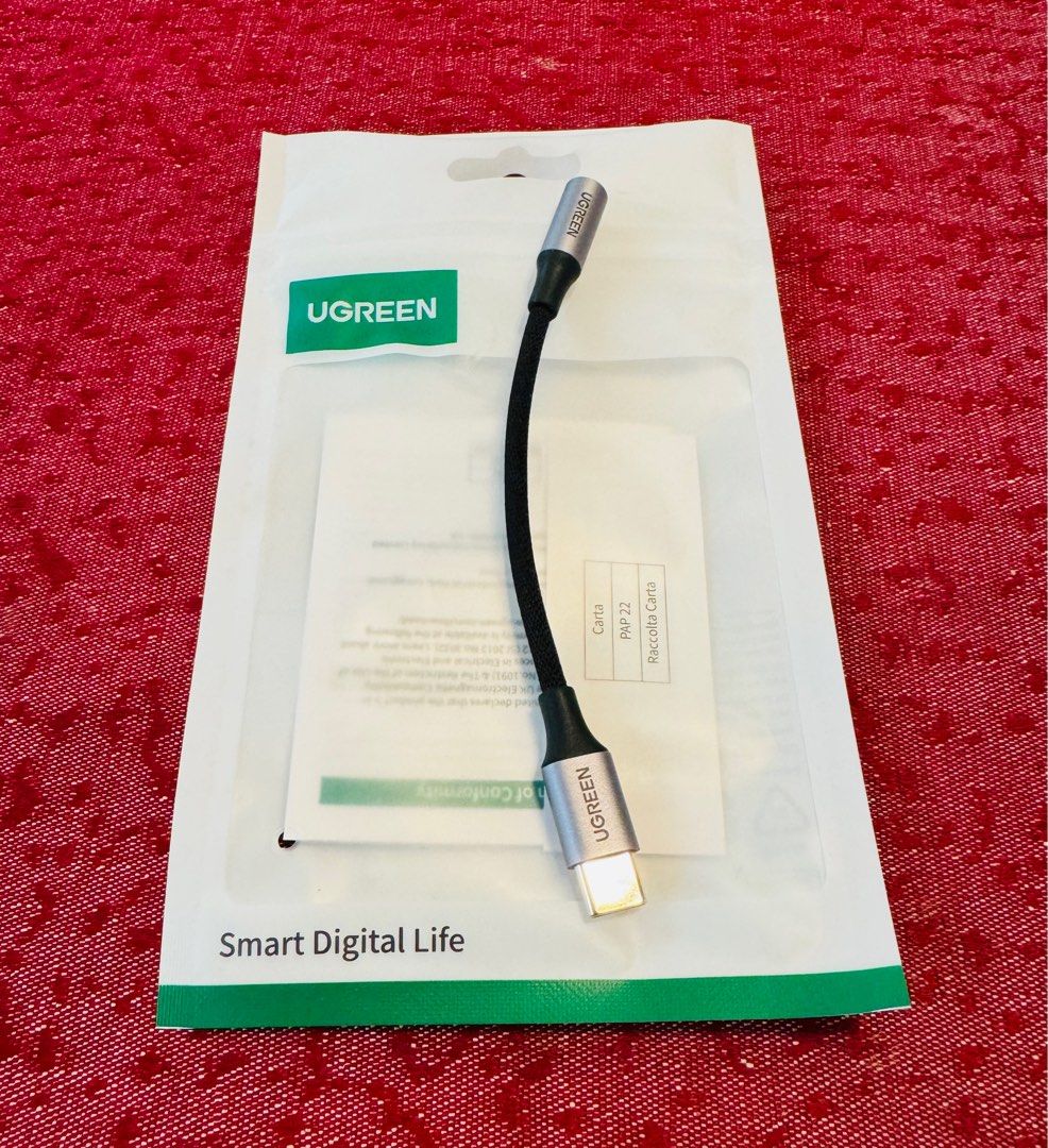 UGREEN 10cm USB-C to 3.5mm Female Cable, Mobile Phones & Gadgets ...