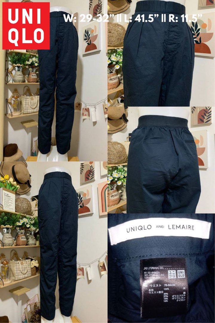 UNIQLO X LEMAIRE, Men's Fashion, Bottoms, Trousers on Carousell