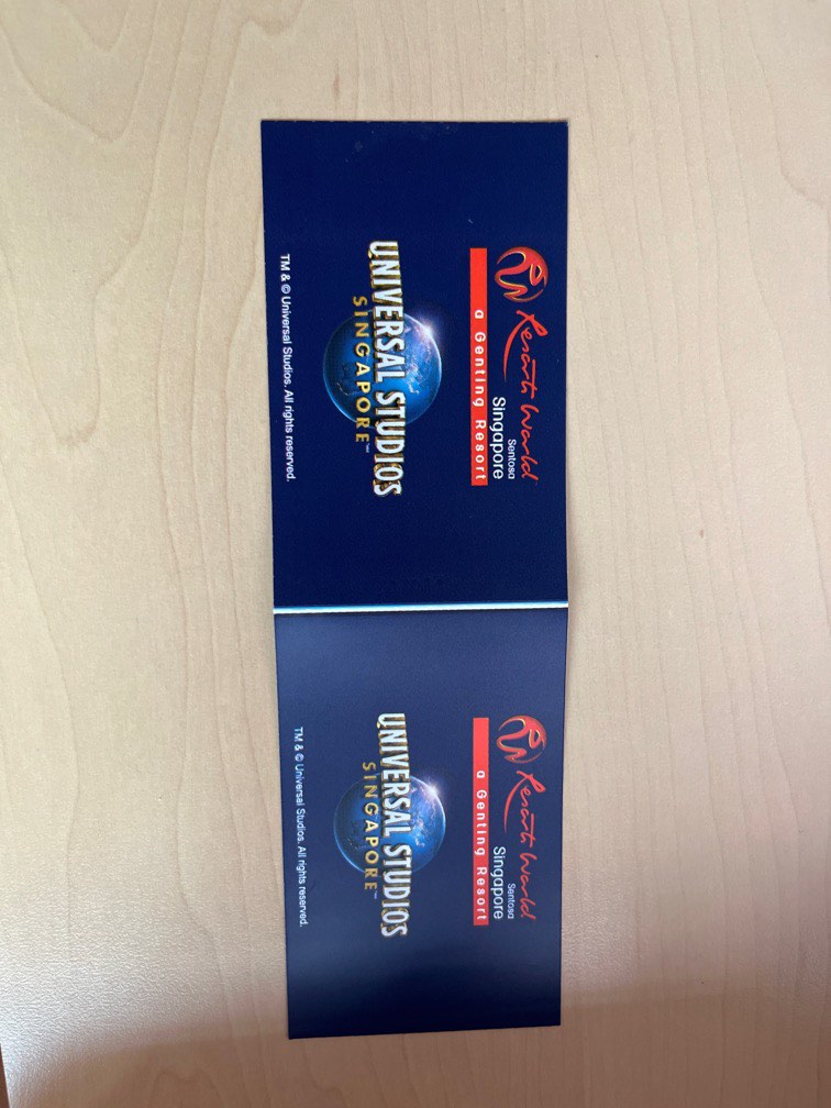 Universal Studios Singapore USS tickets, Tickets & Vouchers, Local ...