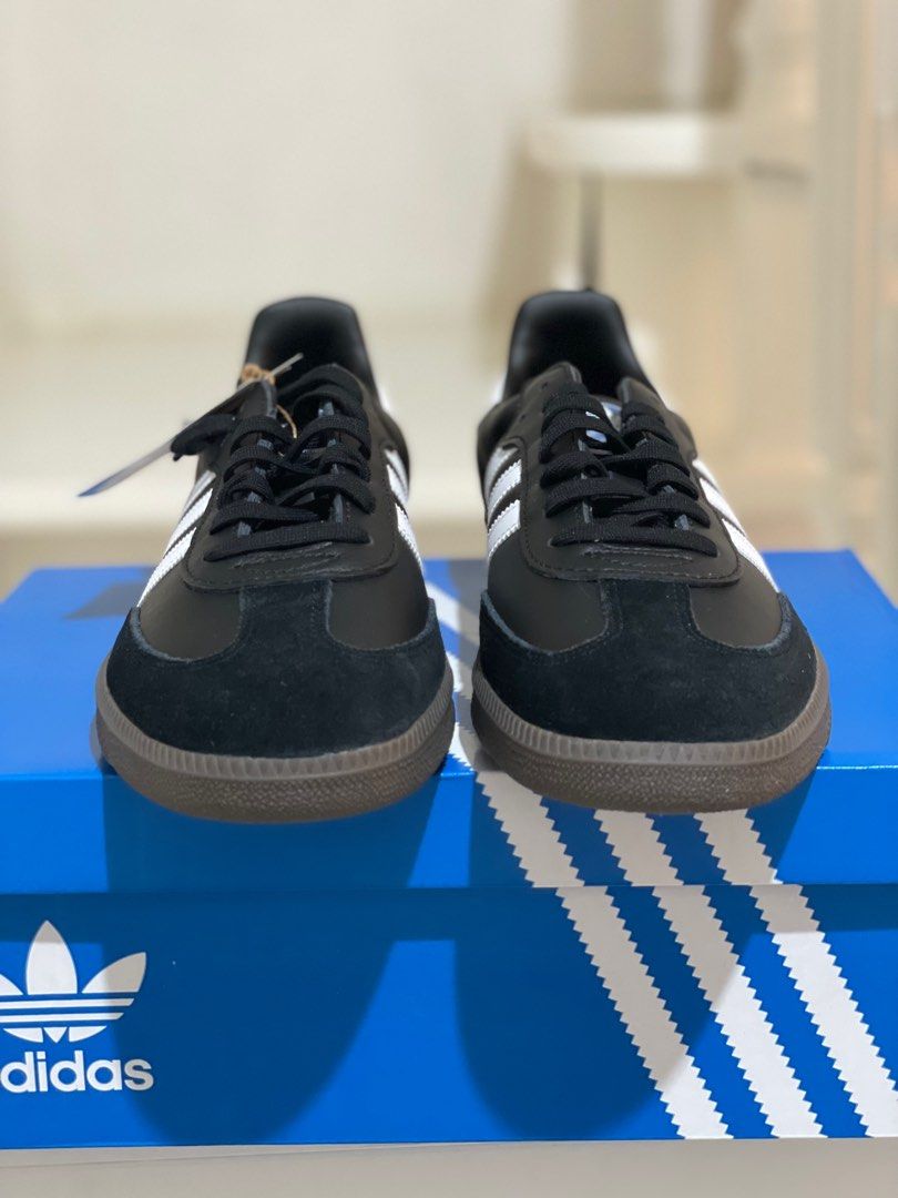 US 12 Samba OG Black, Men's Fashion, Footwear, Sneakers on Carousell
