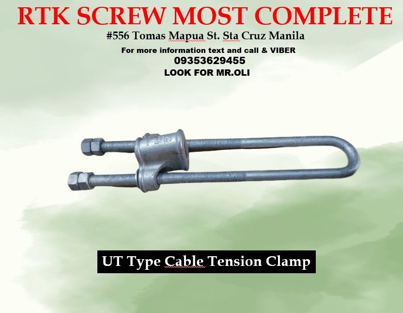 UT Type Cable Tension Clamp, Commercial & Industrial, Construction Tools & Equipment on Carousell