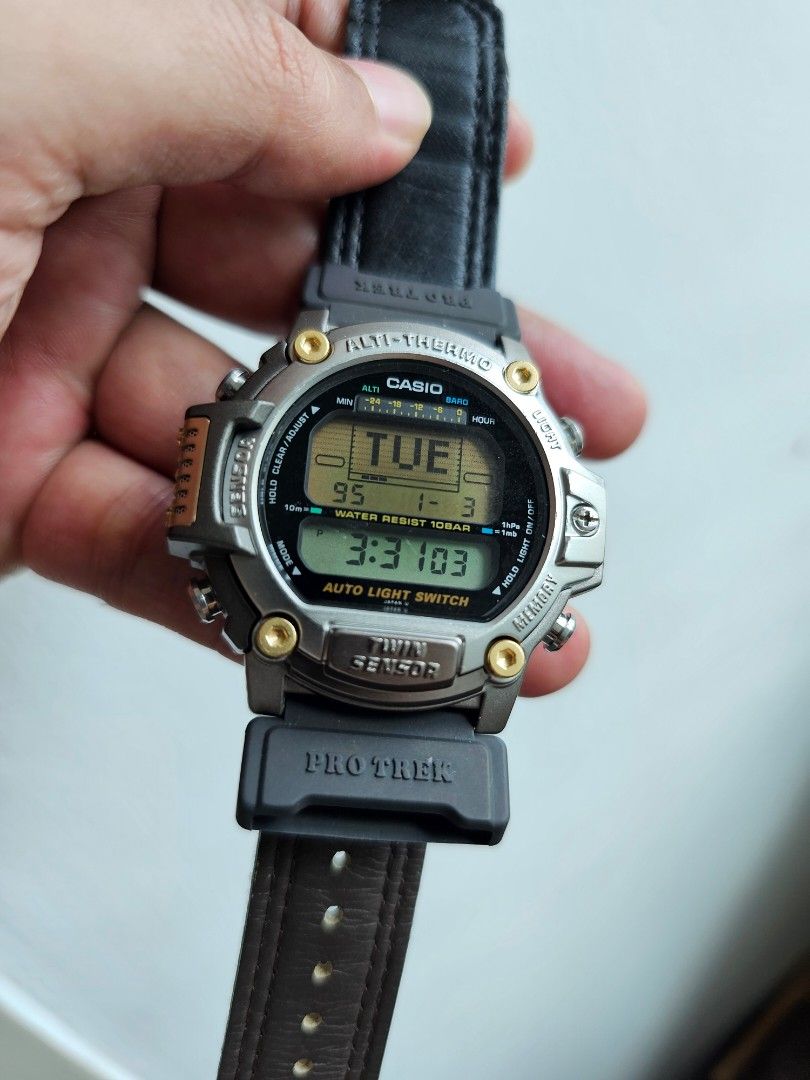 VINTAGE CASIO PROTREK PRT30, Men's Fashion, Watches & Accessories ...
