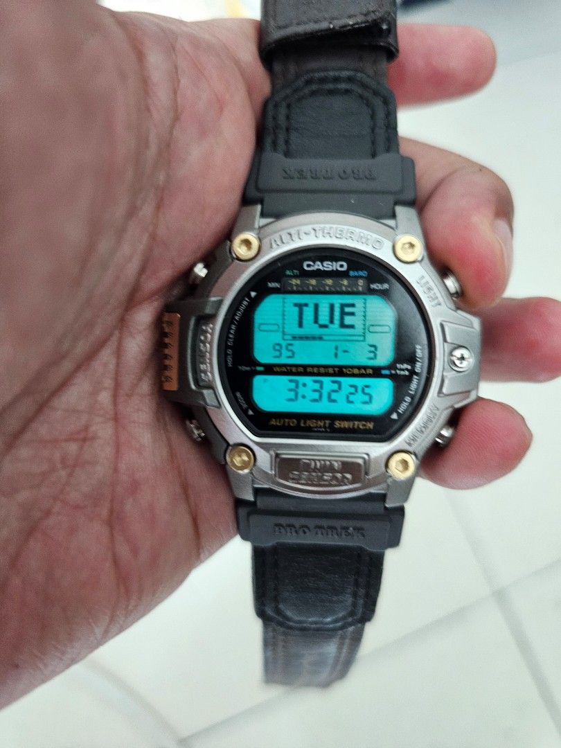 VINTAGE CASIO PROTREK PRT30, Men's Fashion, Watches & Accessories ...