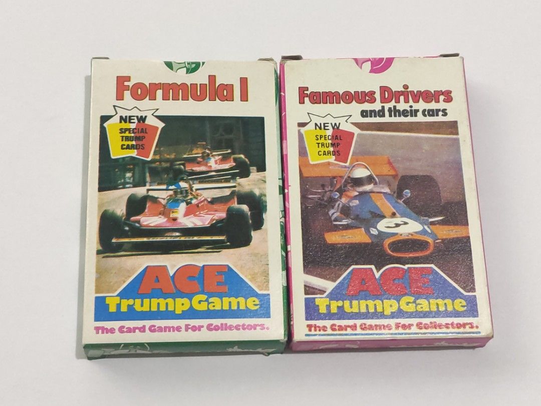 Vintage Racing Cars Trump Game Cards, Hobbies & Toys, Toys & Games on ...