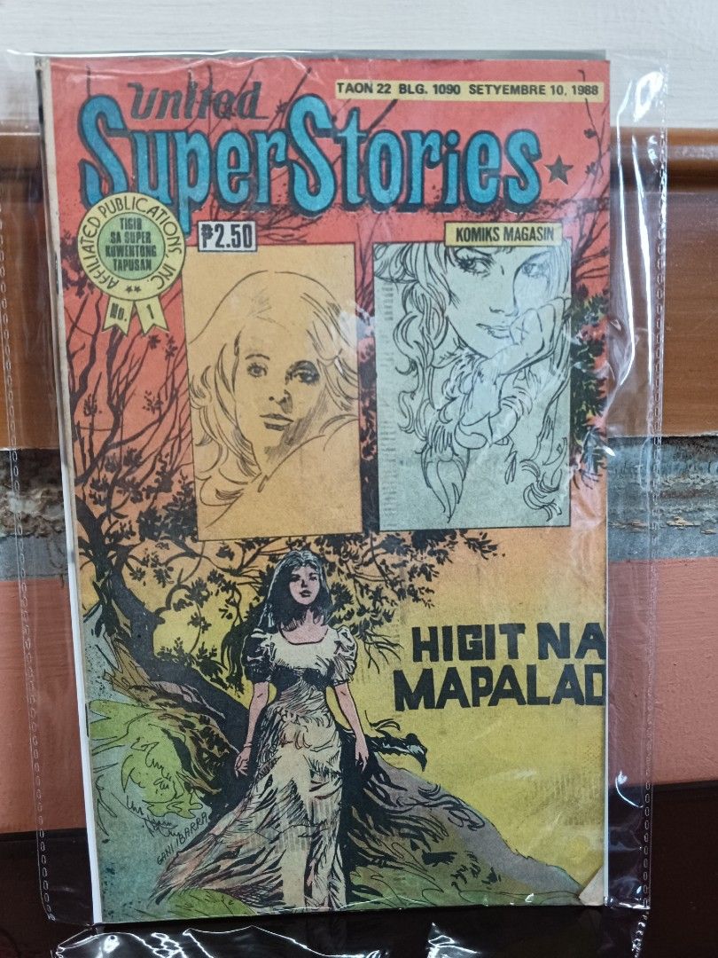 Vintage Tagalog Komiks - United SuperStories - Romance Drama ...
