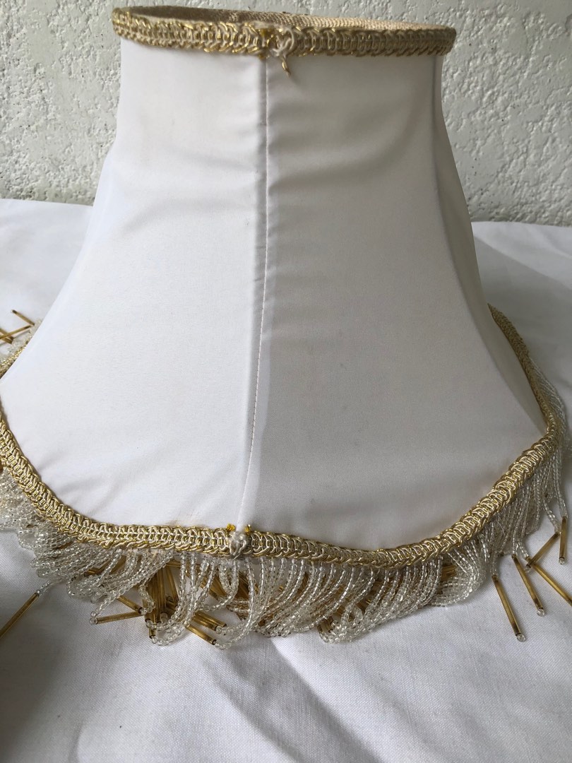 Vintage Victorian Shade or Cover for Table Lamp Trapezoidal Small ...