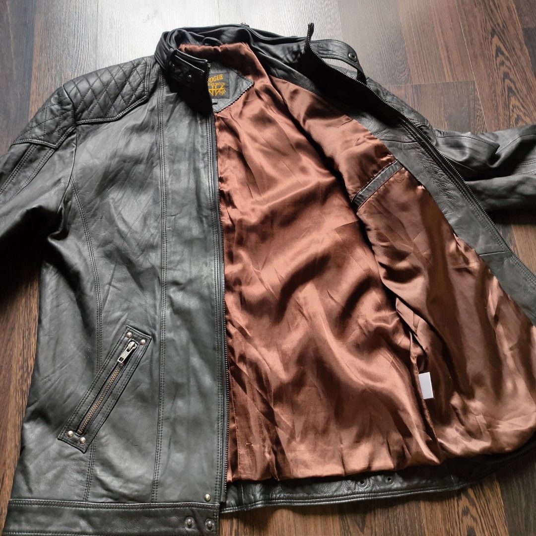 VOGUE LEATHER NATION | Cafer Racer Biker Leather Jacket, Men's Fashion ...