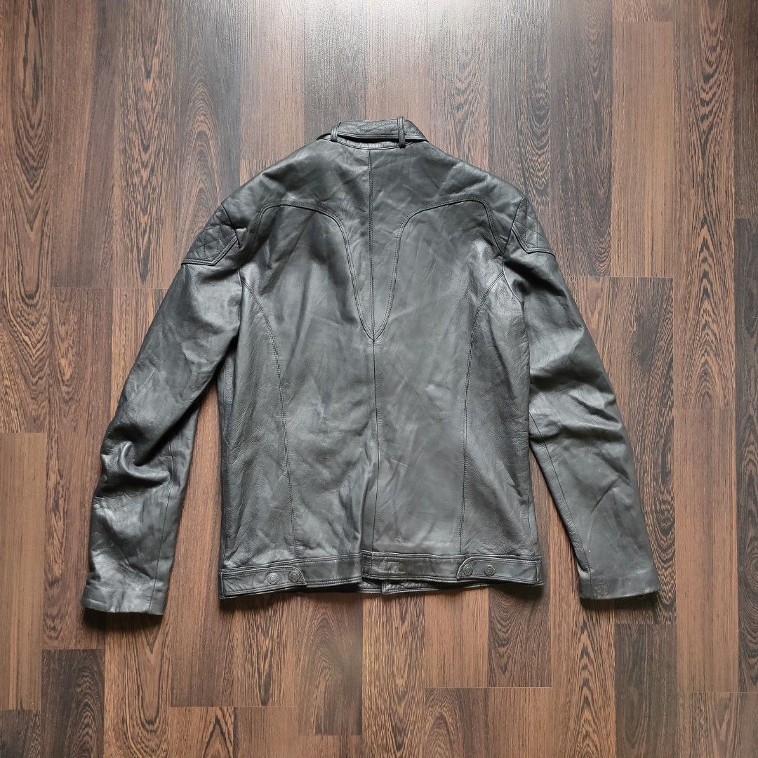 VOGUE LEATHER NATION | Cafer Racer Biker Leather Jacket, Men's Fashion ...