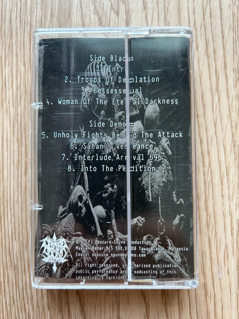 Vomit of Doom Southern Black Demon Tape, Hobbies & Toys, Music & Media ...