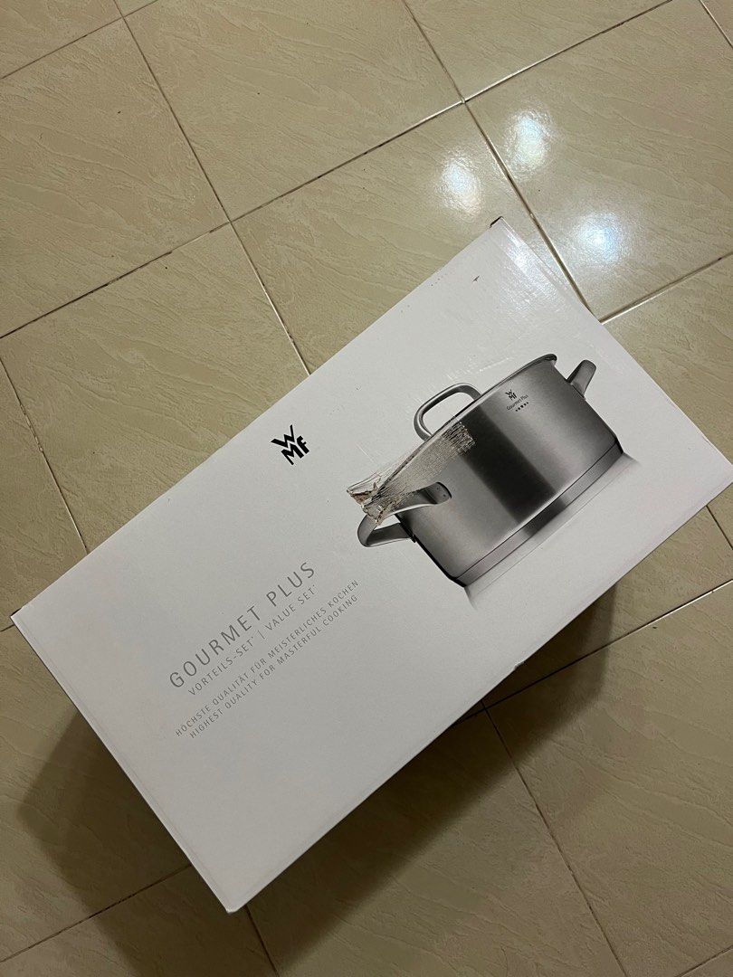 WMF Gourmet Plus Value Set Pots and Pans, Furniture & Home Living ...